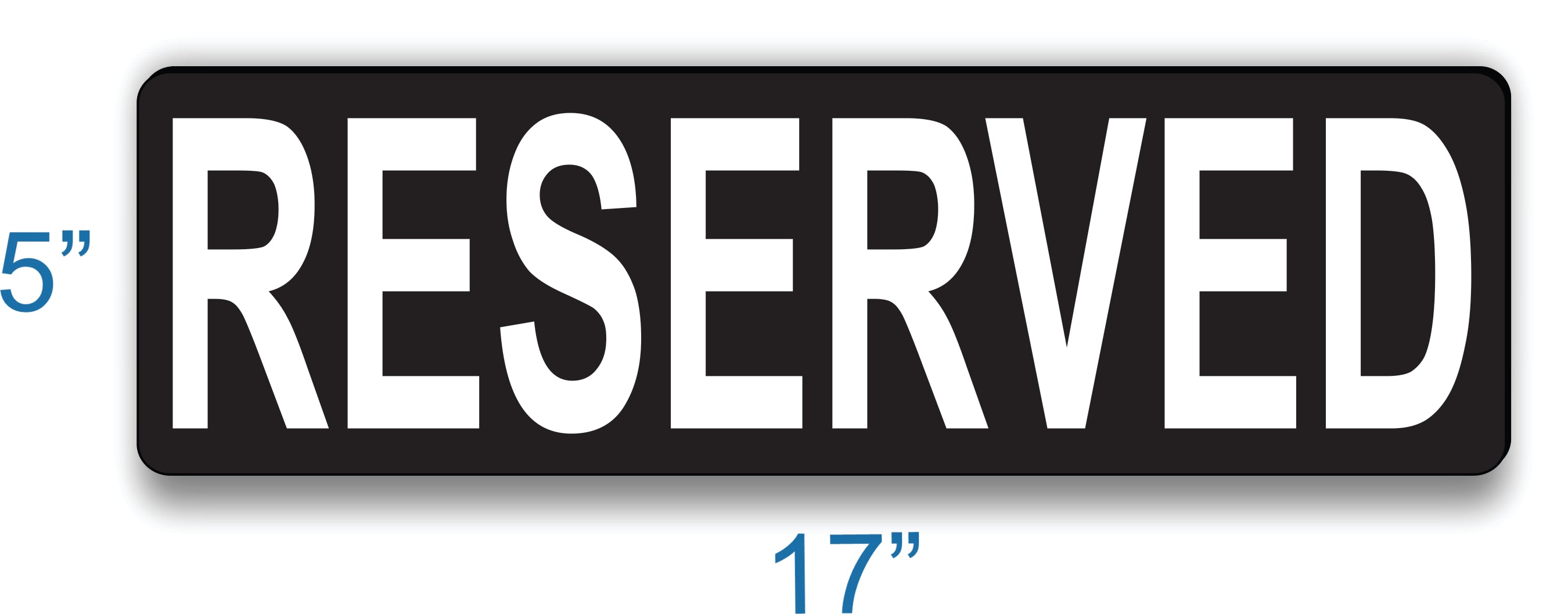 RESERVED - Digital Curb Number